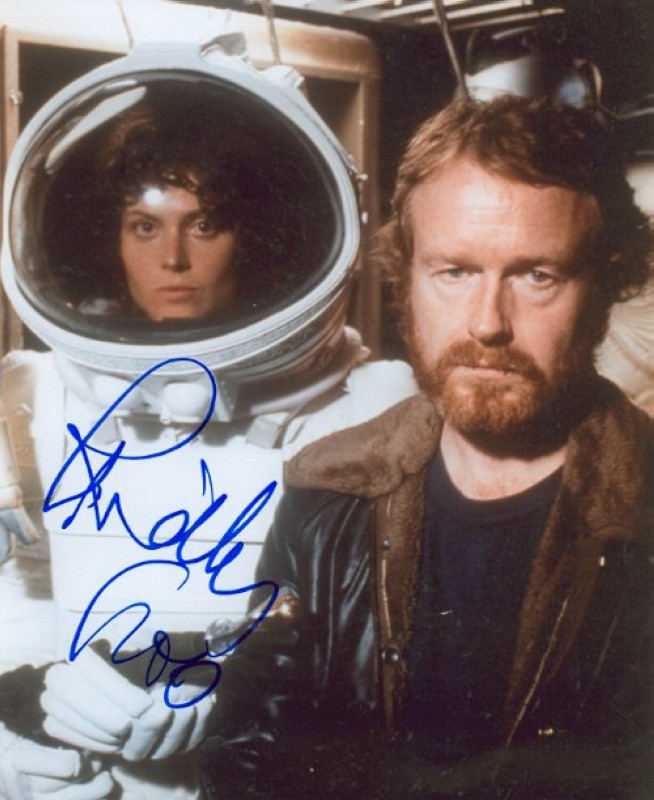 Ridley Scott autograph, item FP626761