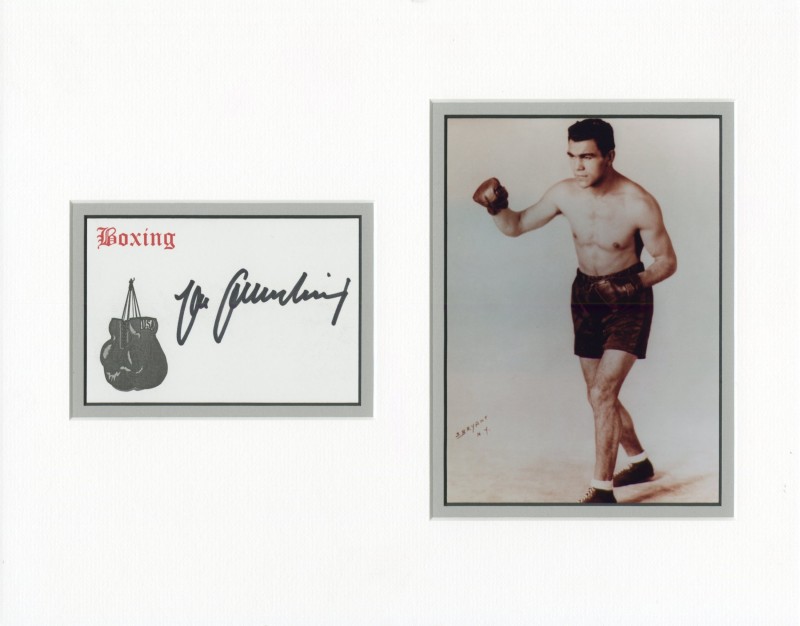 Max Schmeling autograph, item FP820007