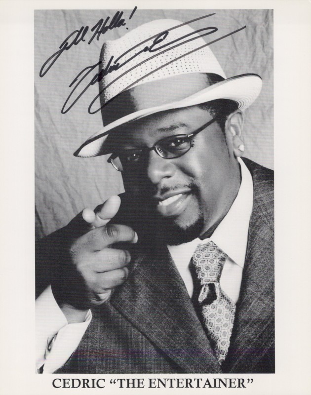 Cedric The Entertainer autograph, lot 169
