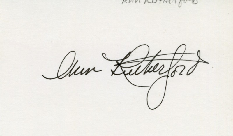 Ann Rutherford autograph, item FP875412