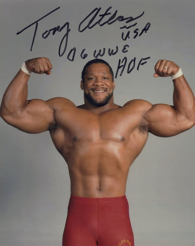 Tony Atlas autograph, lot 47