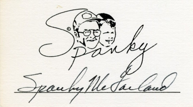 Spanky McFarland autograph, item FP819555