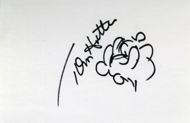 Tom Hatten autograph, item FP779189