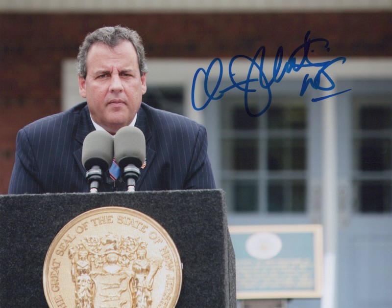 Chris Christie autograph, item FP827774