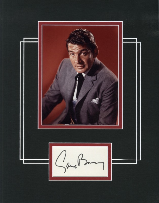 Gene Barry autograph, item FP469570
