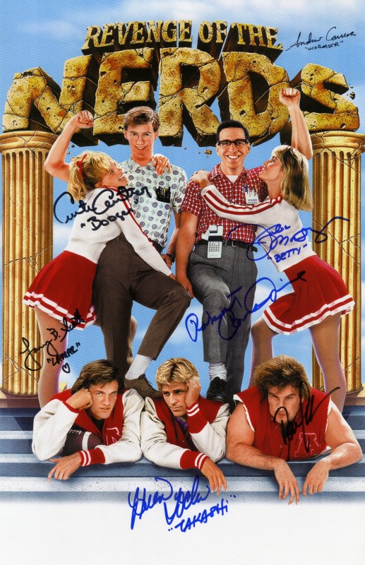 Revenge of the Nerds autograph, item FP606009