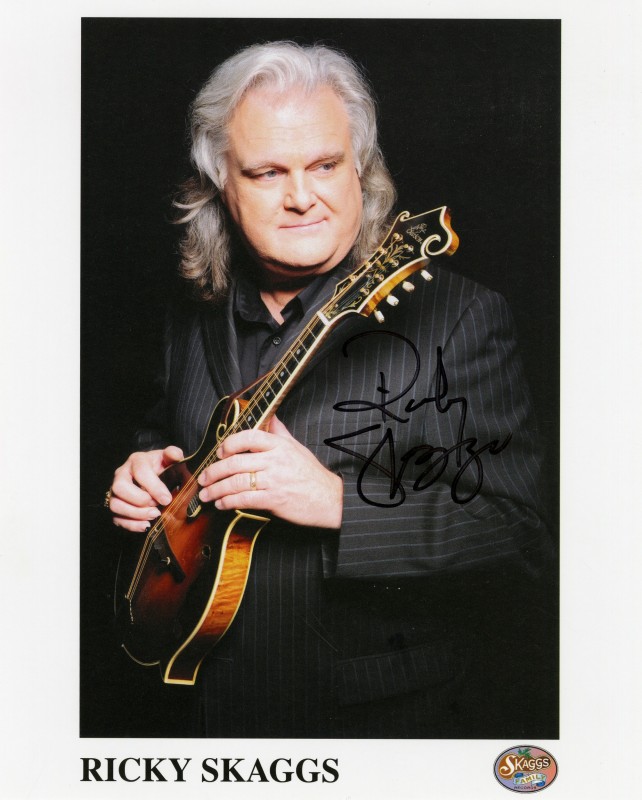 Ricky Skaggs autograph, item FP617028