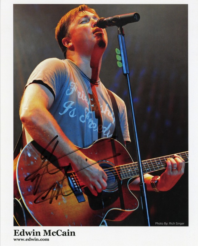 Edwin McCain autograph, item FP475681