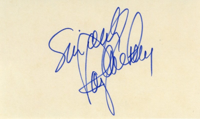 Ray Anthony autograph, item FP599846