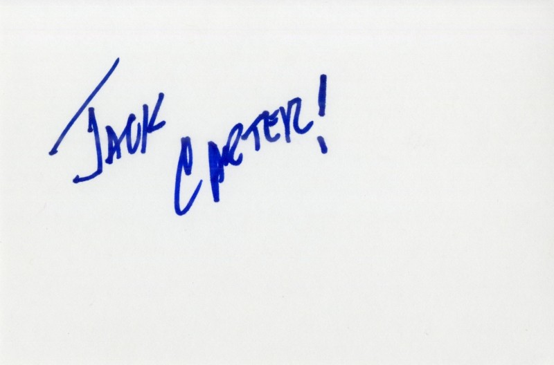 Jack Carter autograph, item FP852868