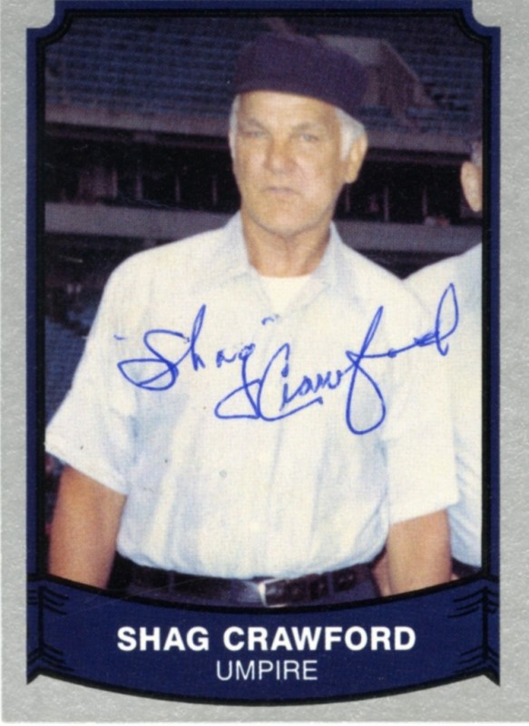 Shag Crawford autograph, item FP838854