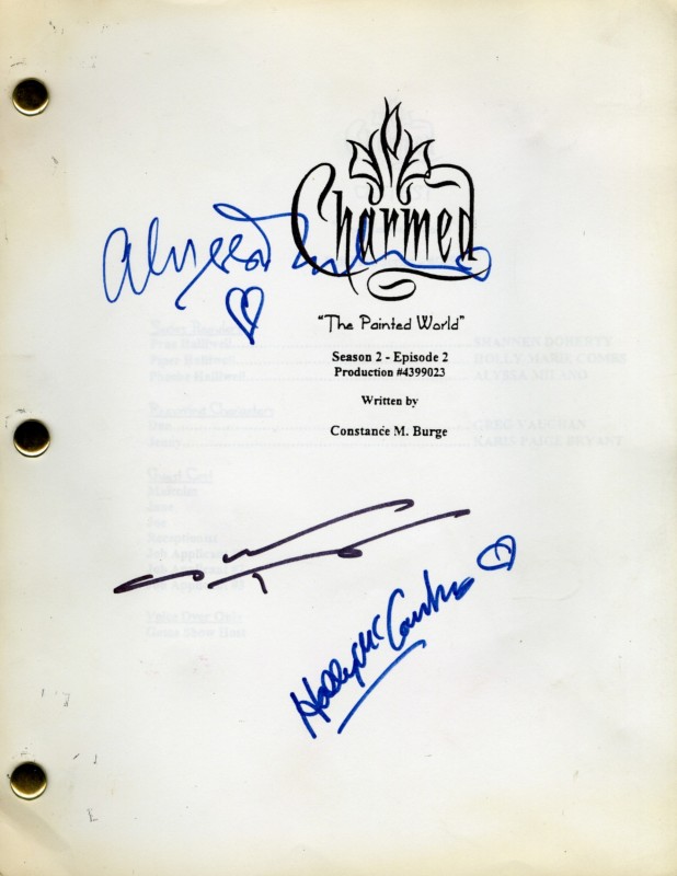 Charmed autograph, item FP498925