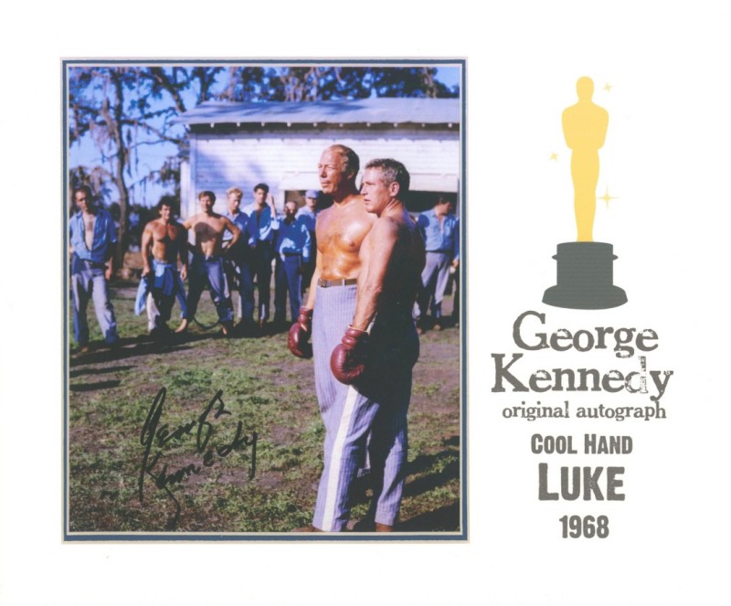 George Kennedy autograph, lot 701