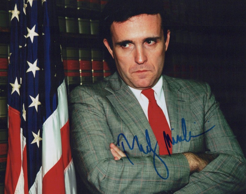 Rudy Giuliani autograph, item FP664800