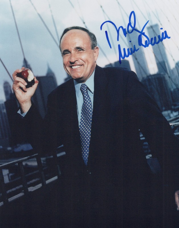 Rudy Giuliani autograph, item FP607389