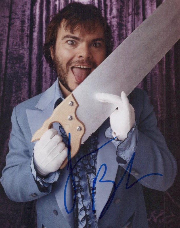 Jack Black autograph, lot 116