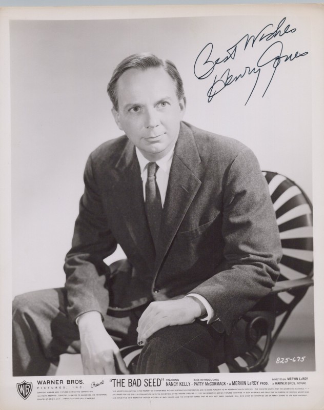 Henry Jones autograph, item FP639428