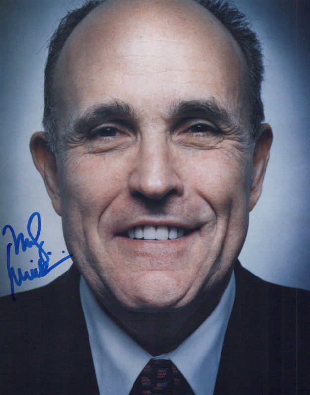 Rudy Giuliani autograph, item FP779050