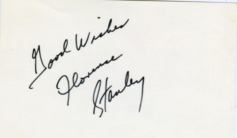 Florence Stanley autograph, SKU 0001305741