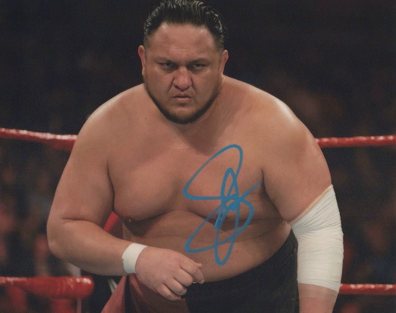 Samoa Joe autograph, item AW16032
