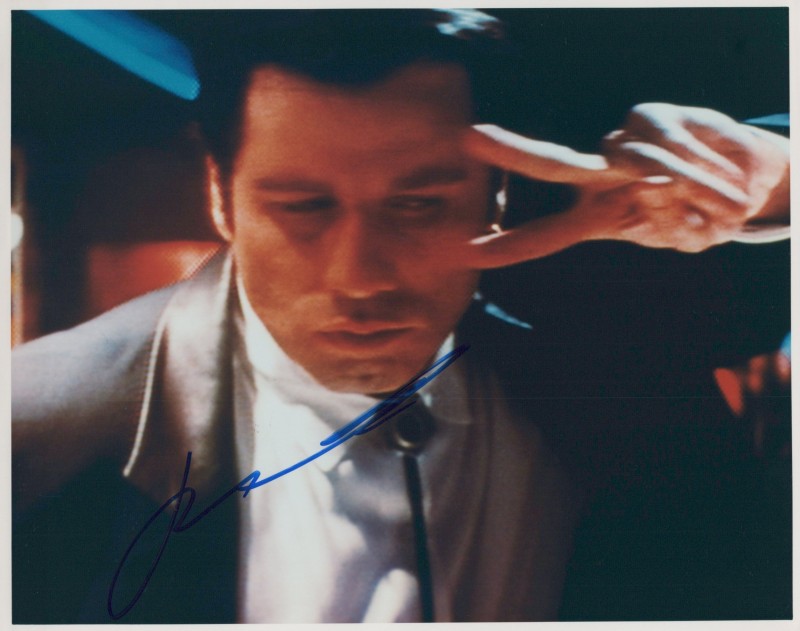 John Travolta autograph, item FP730160