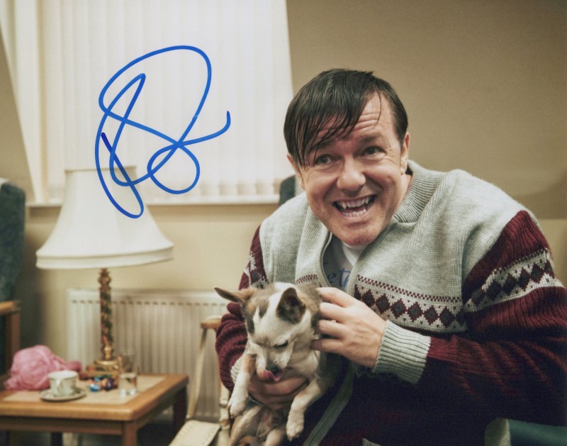 Ricky Gervais autograph, item FP828100