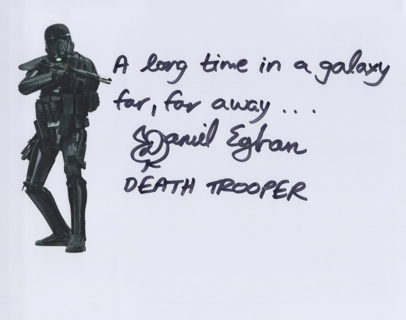 Daniel Eghan autograph, item AW16429