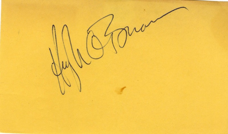 Hugh O'Brian autograph, item FP844329