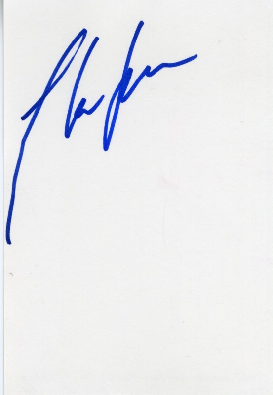 Thomas Jane autograph, lot 596