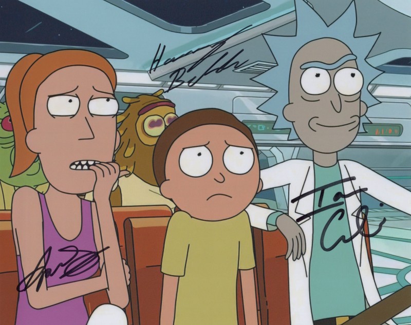 Rick and Morty autograph, item FP819927