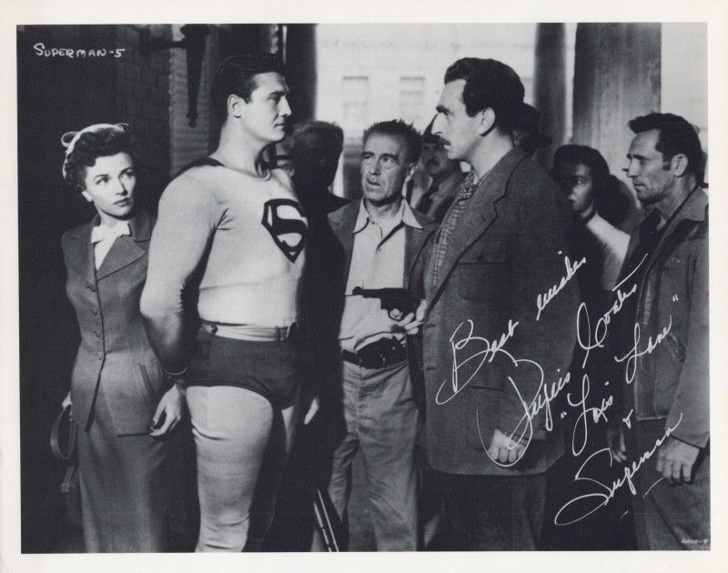 Phyllis Coates autograph, item FP858777