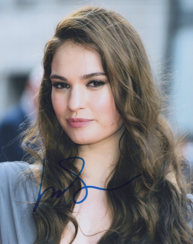 Lily James autograph, item FP859302