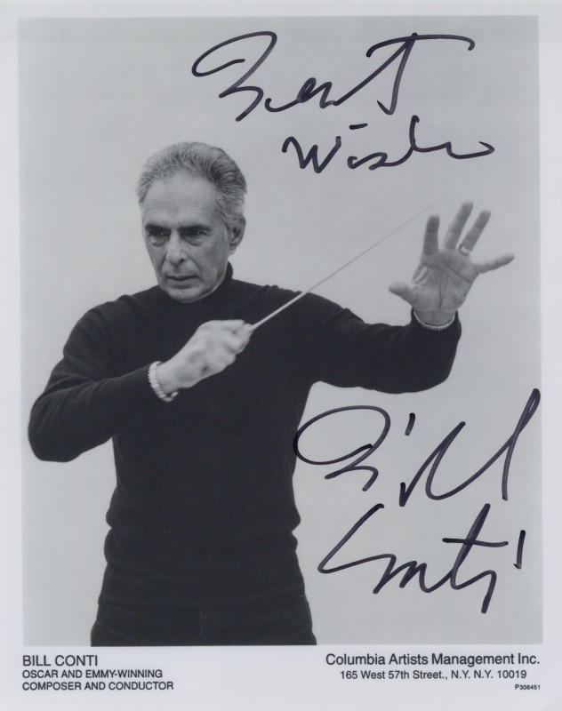 Bill Conti autograph, item FP862427