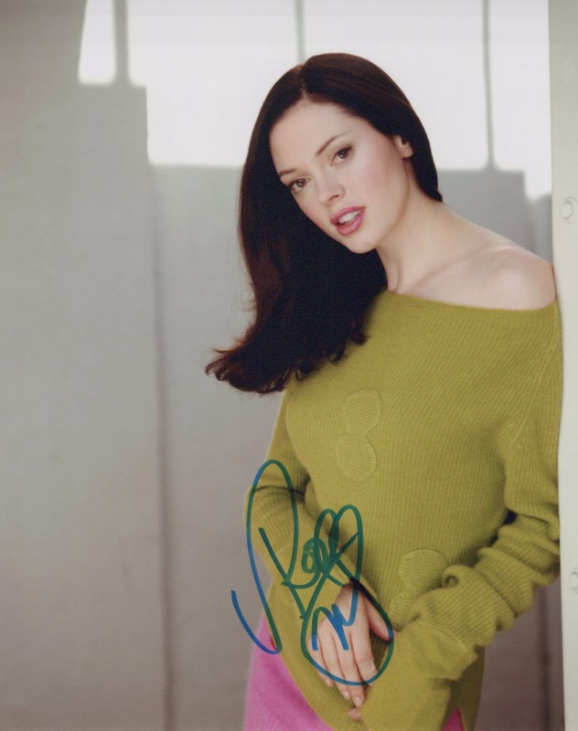 Rose McGowan autographed 8x10 Photo, item 0001382775