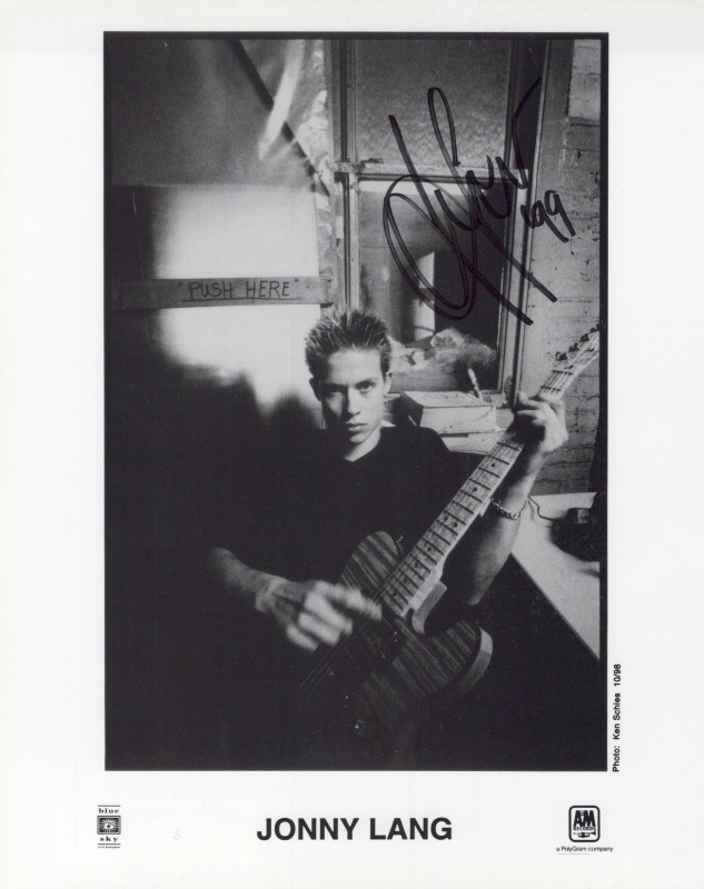 Jonny Lang autograph, item FP897981